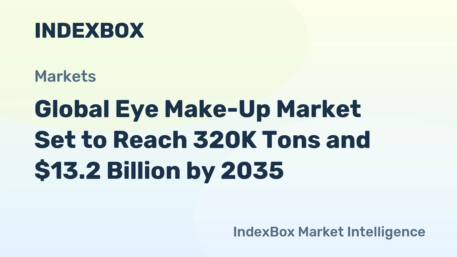 Global Eye Make-Up Market Set to Reach 320K Tons and $13.2 Billion by 2035