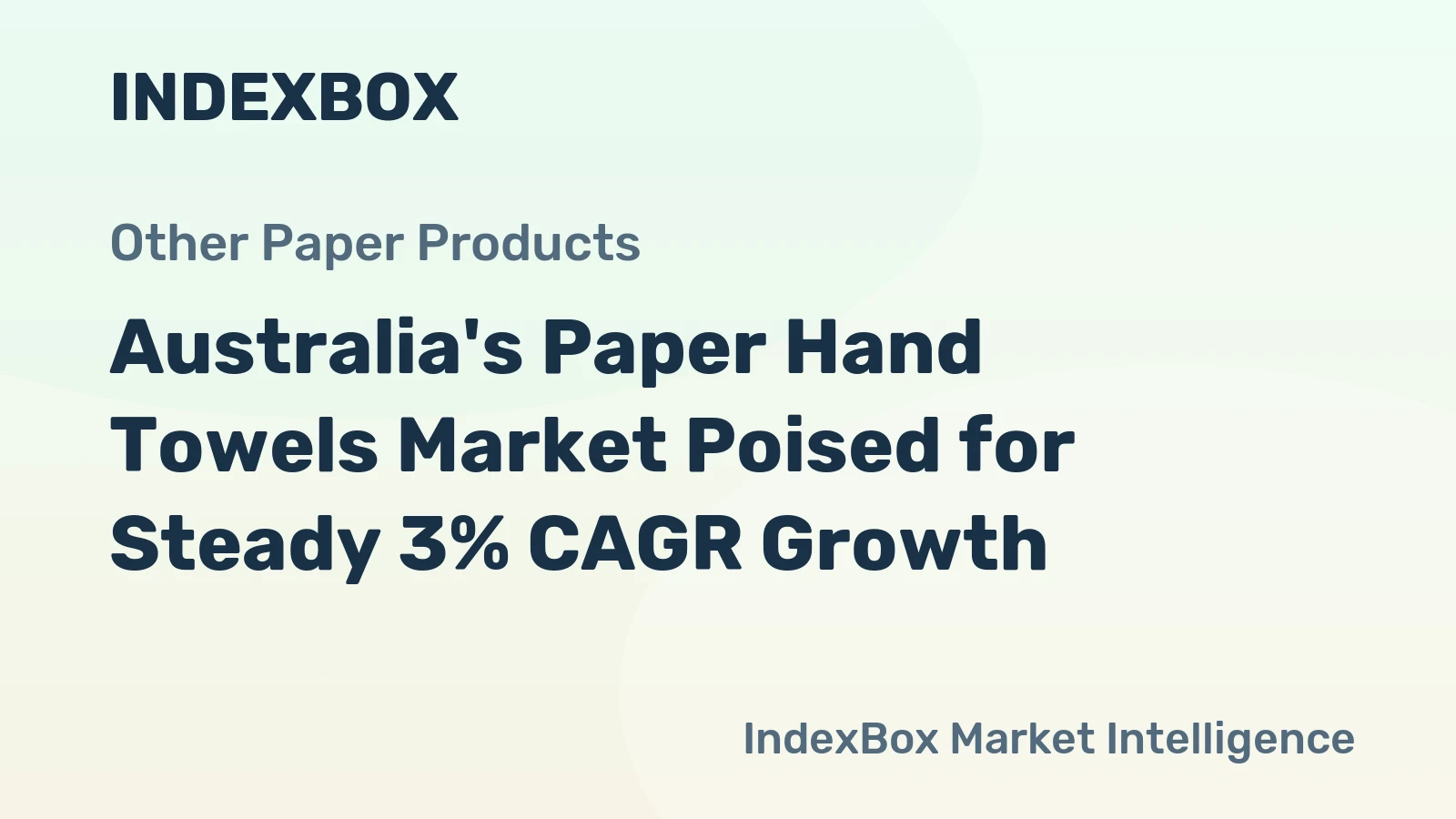 Australia's Paper Hand Towels Market Poised for Steady 3% CAGR Growth