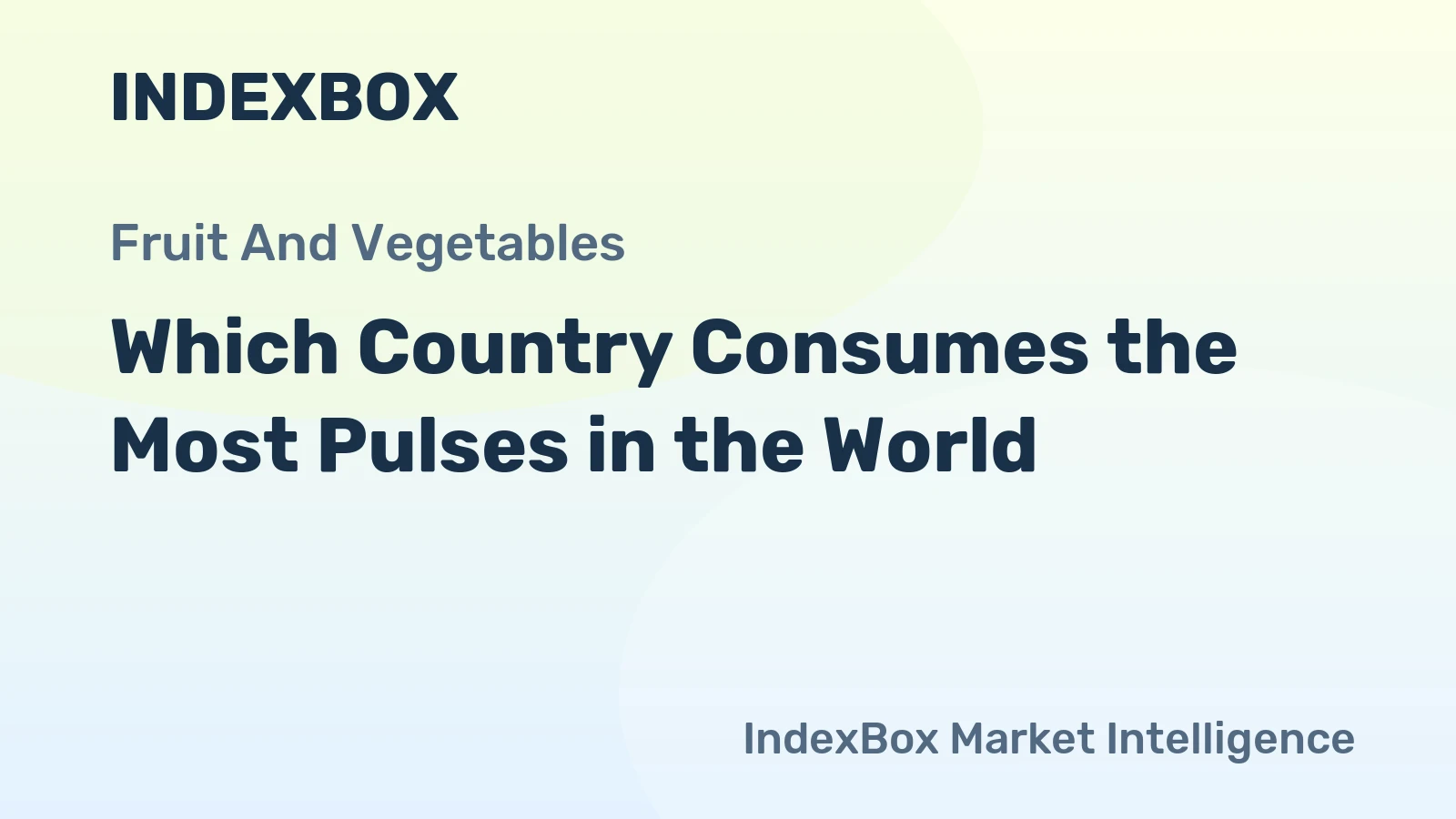 Which Country Consumes the Most Pulses in the World?