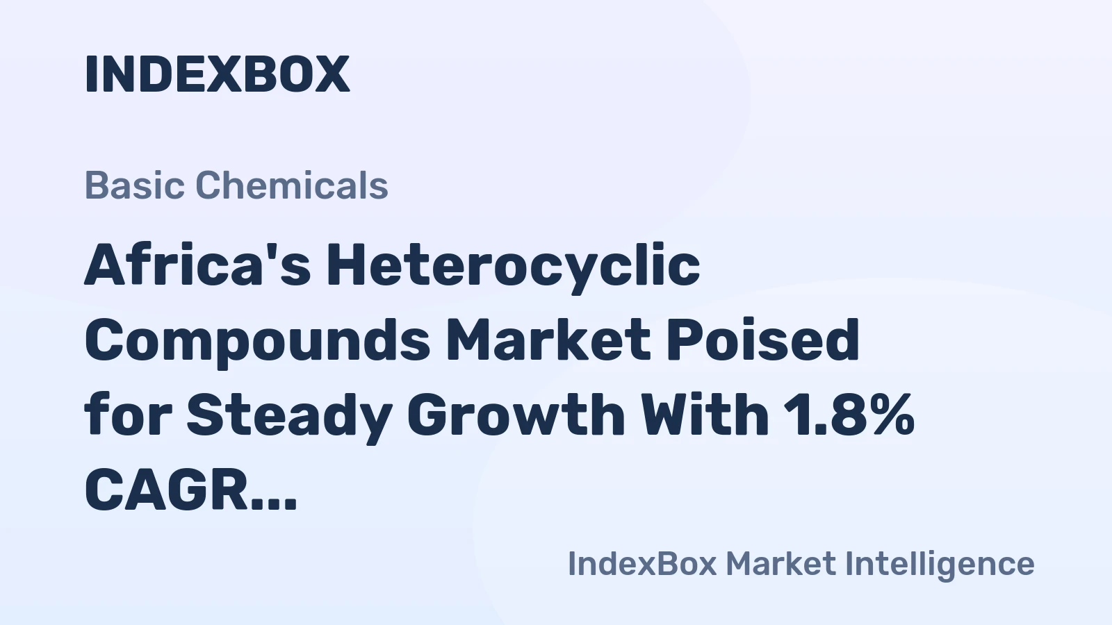 Africa's Heterocyclic Compounds Market Poised for Steady Growth With 1.8% CAGR Through 2035