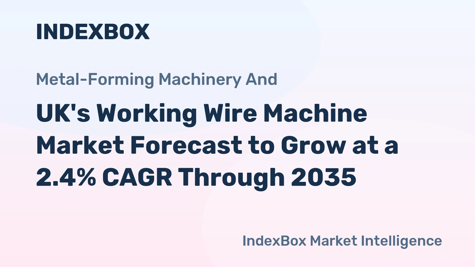 UK's Working Wire Machine Market Forecast to Grow at a 2.4% CAGR Through 2035