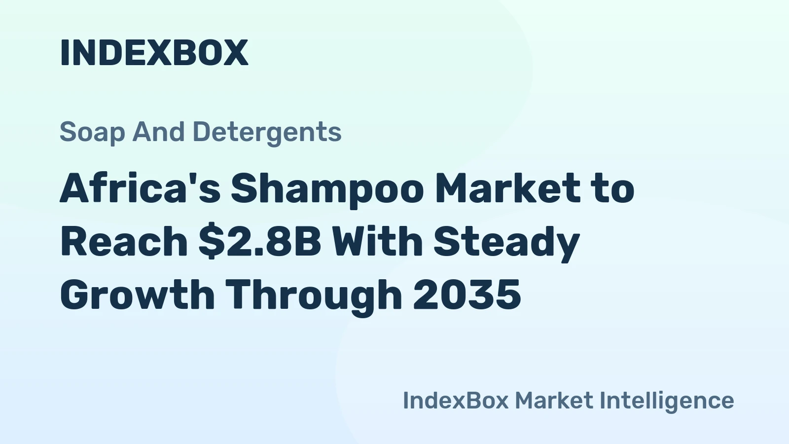 Africa's Shampoo Market to Reach $2.8B With Steady Growth Through 2035