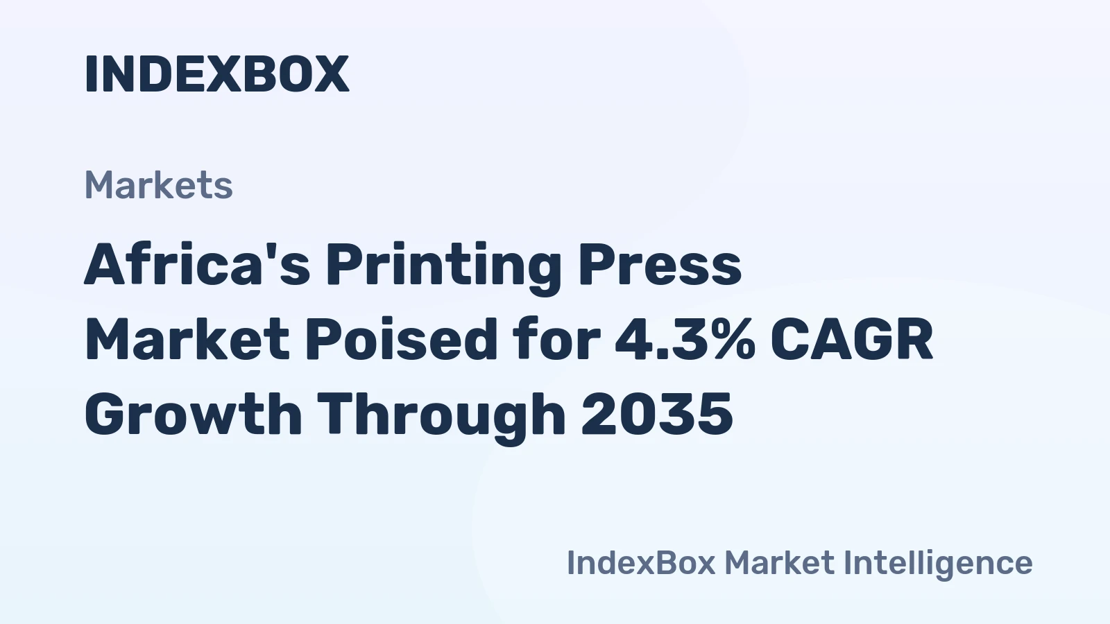 Africa's Printing Press Market Poised for 4.3% CAGR Growth Through 2035