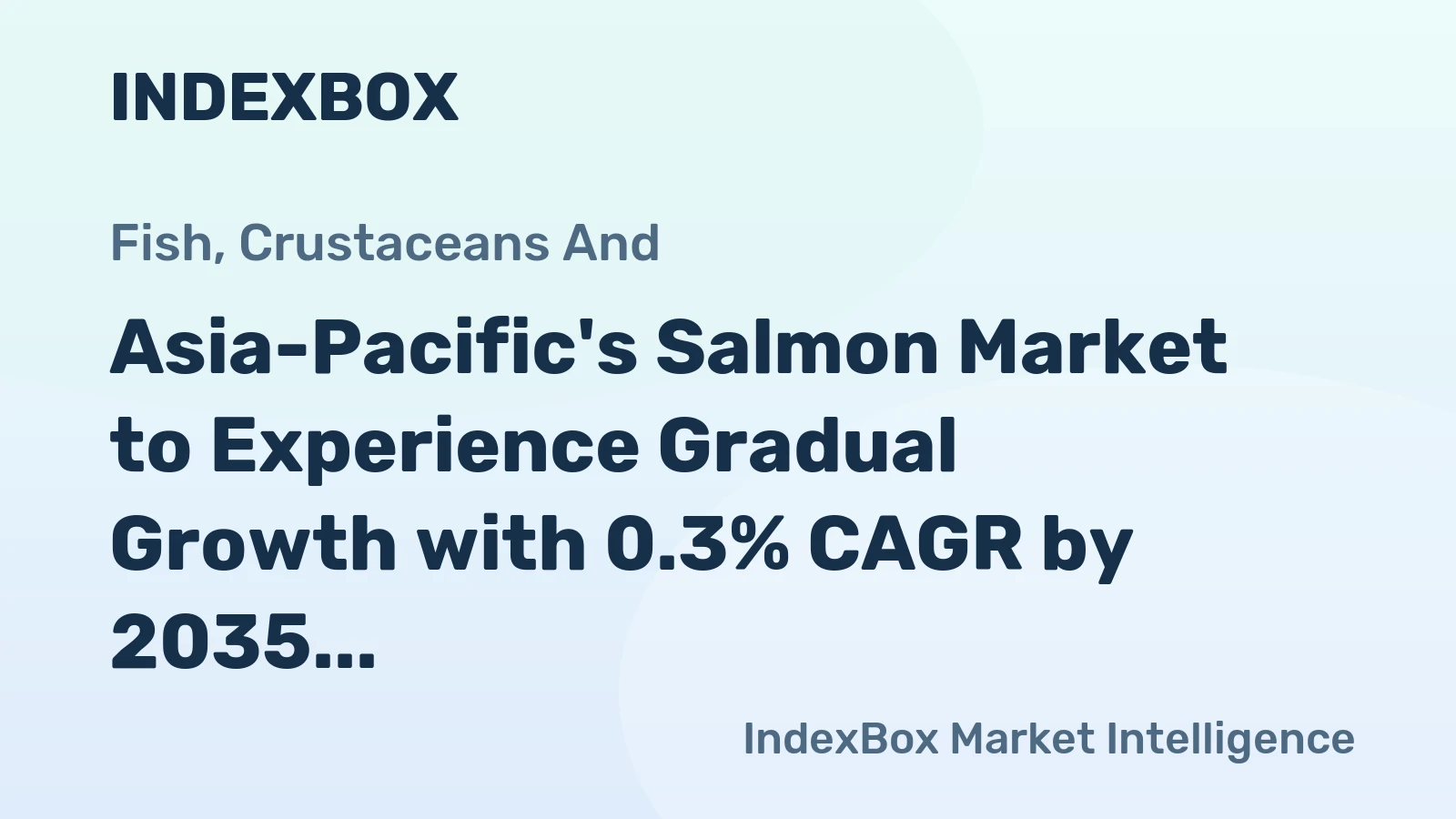 Asia-Pacific's Salmon Market to Experience Gradual Growth with 0.3% CAGR by 2035