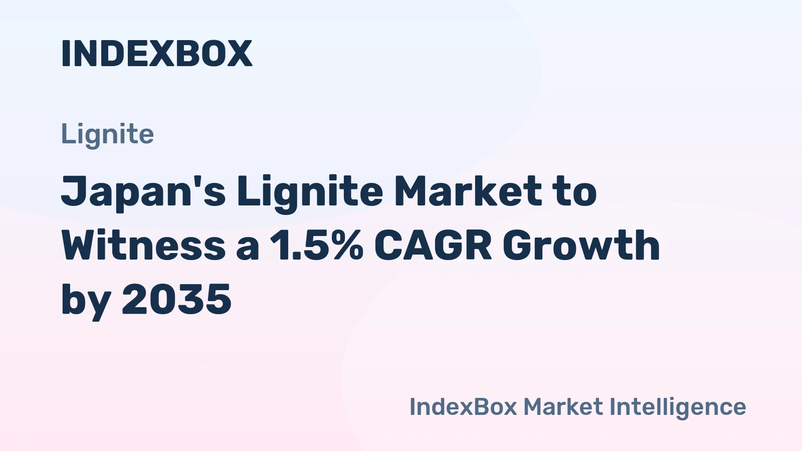 Japan's Lignite Market to Witness a 1.5% CAGR Growth by 2035