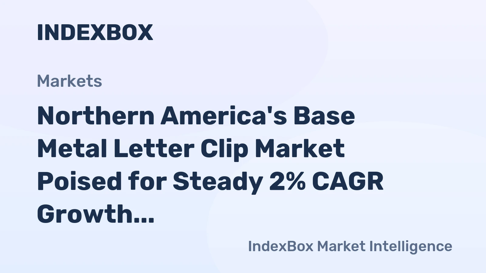 Northern America's Base Metal Letter Clip Market Poised for Steady 2% CAGR Growth Through 2035