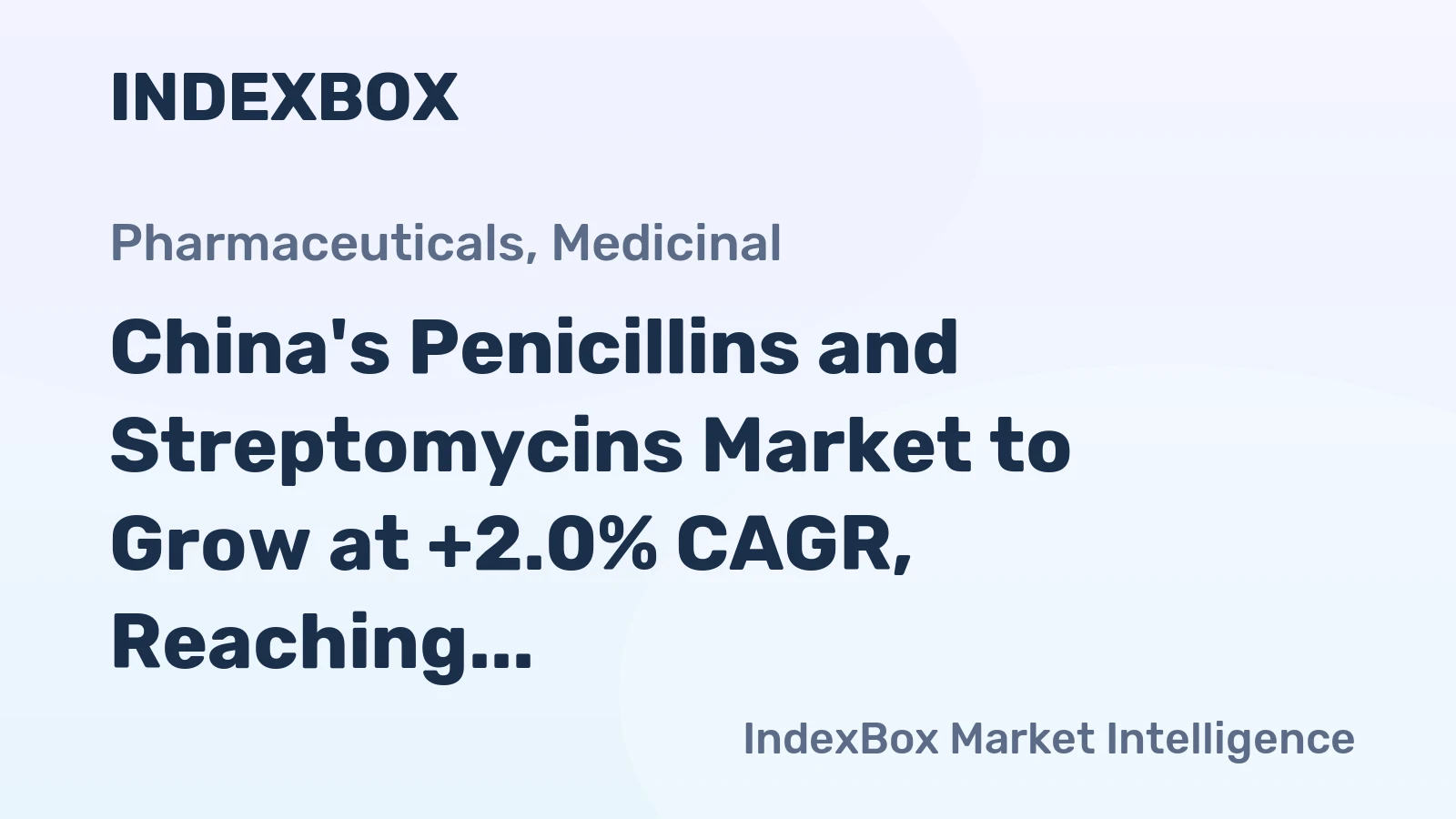 China's Penicillins and Streptomycins Market to Grow at +2.0% CAGR, Reaching 74K Tons by 2035