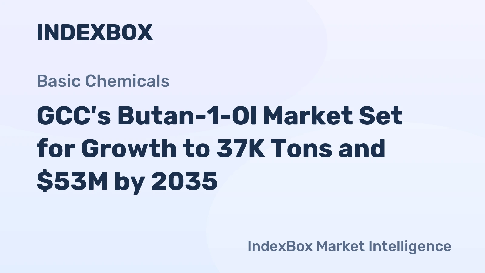 GCC's Butan-1-Ol Market Set for Growth to 37K Tons and $53M by 2035