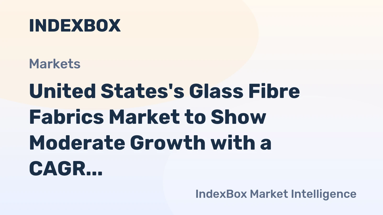 United States's Glass Fibre Fabrics Market to Show Moderate Growth with a CAGR of +0.8% from 2024 to 2035