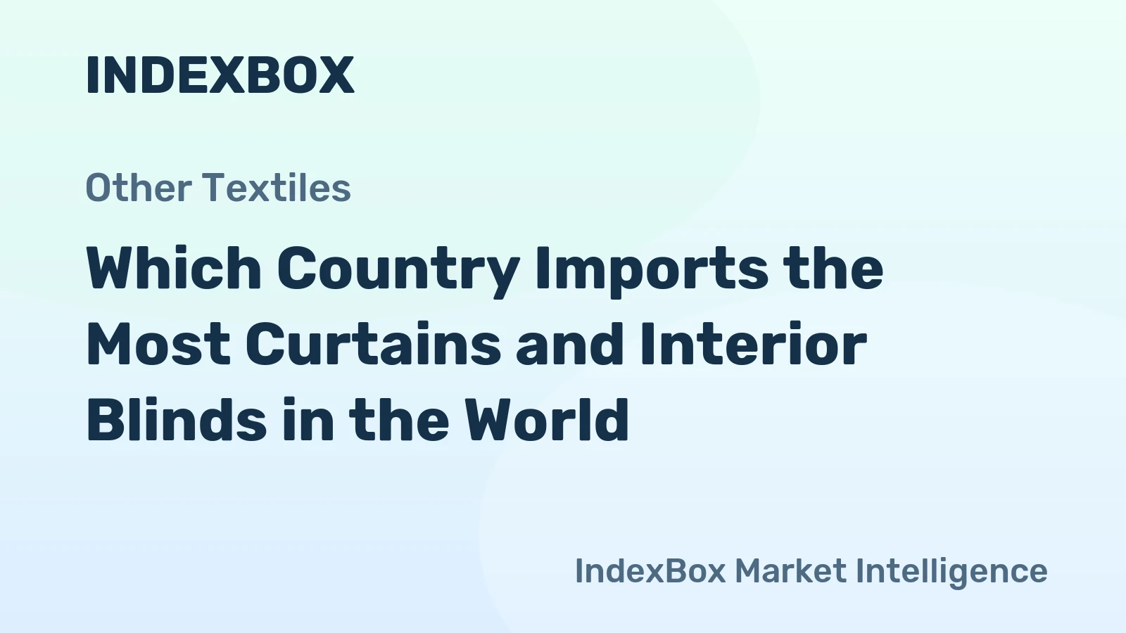 Which Country Imports the Most Curtains and Interior Blinds in the World?