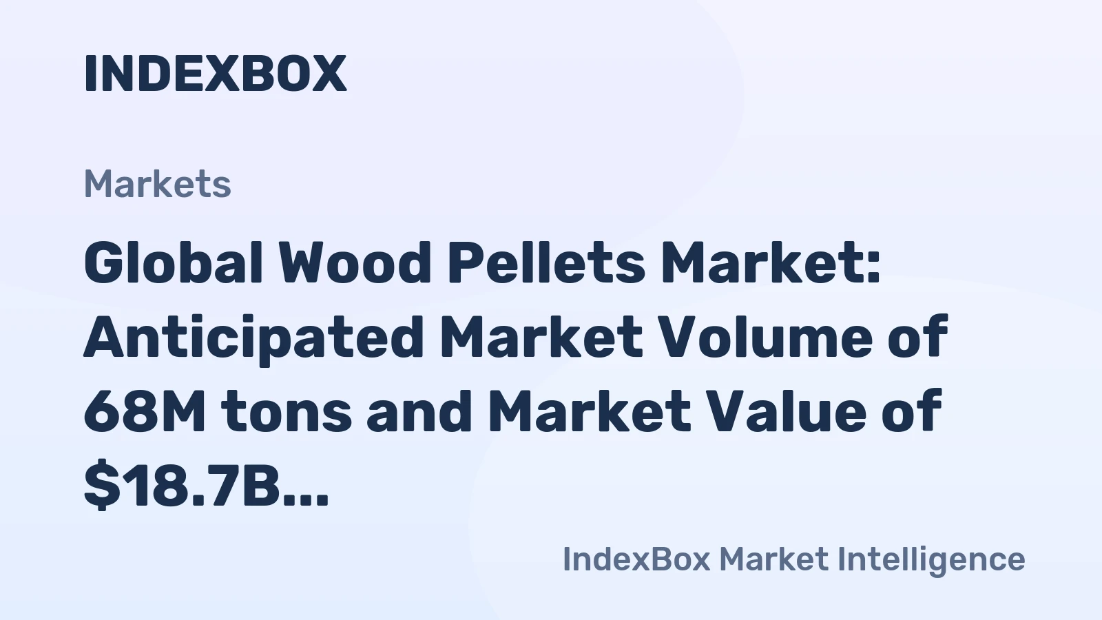 Global Wood Pellets Market: Anticipated Market Volume of 68M tons and Market Value of $18.7B by 2035