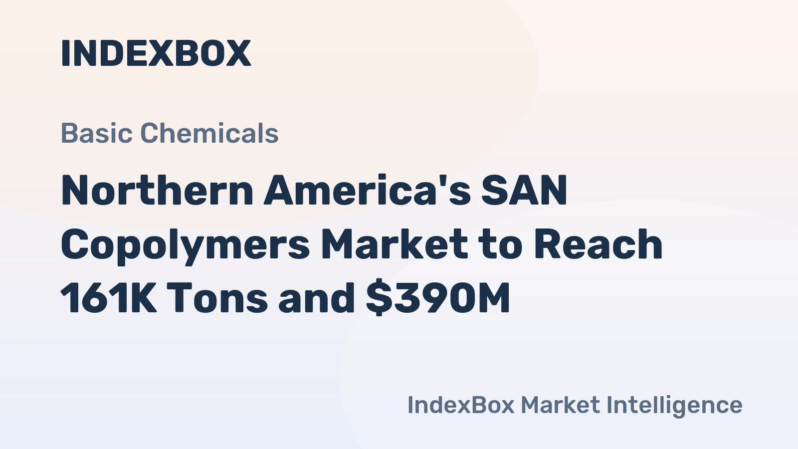 Northern America's SAN Copolymers Market to Reach 161K Tons and $390M