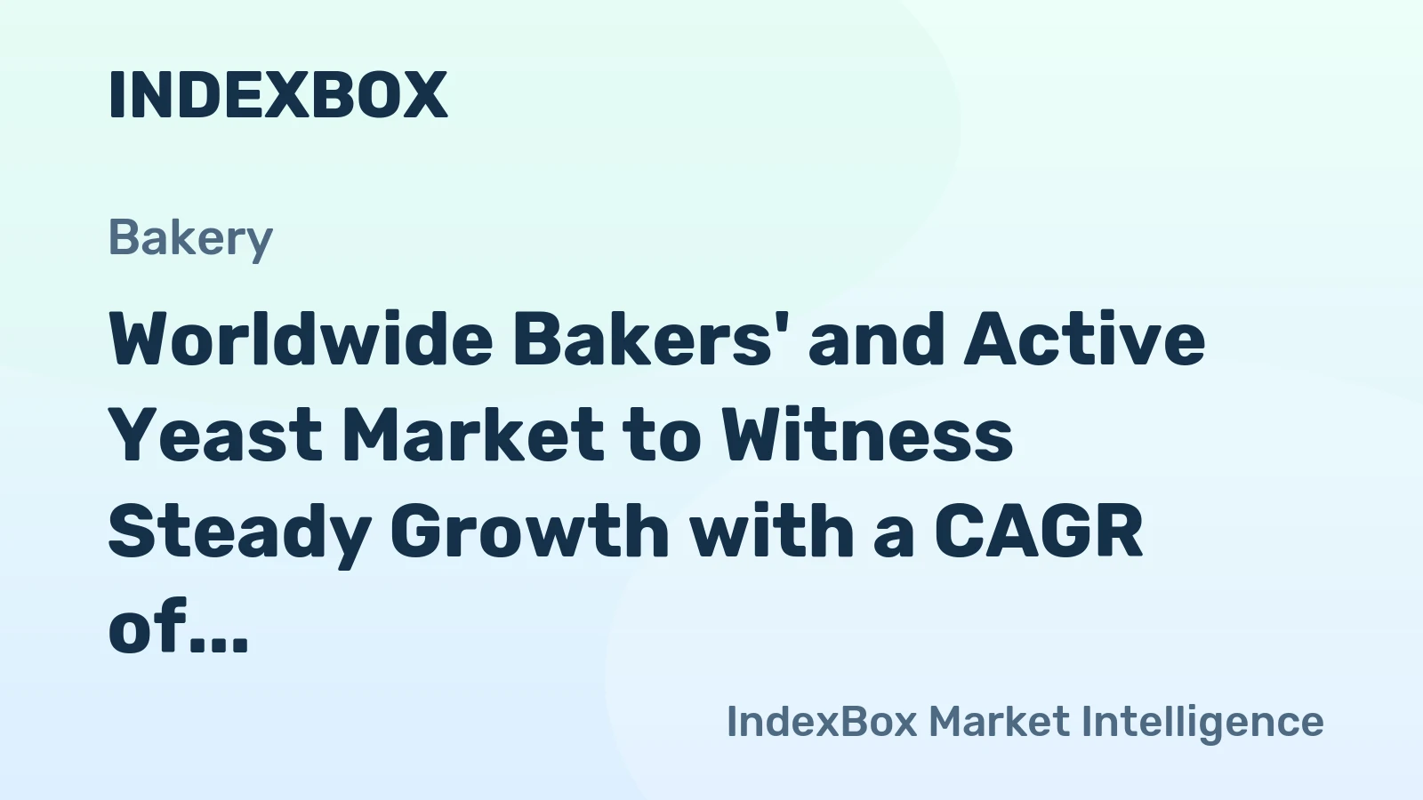 Worldwide Bakers' and Active Yeast Market to Witness Steady Growth with a CAGR of +0.8% by 2035