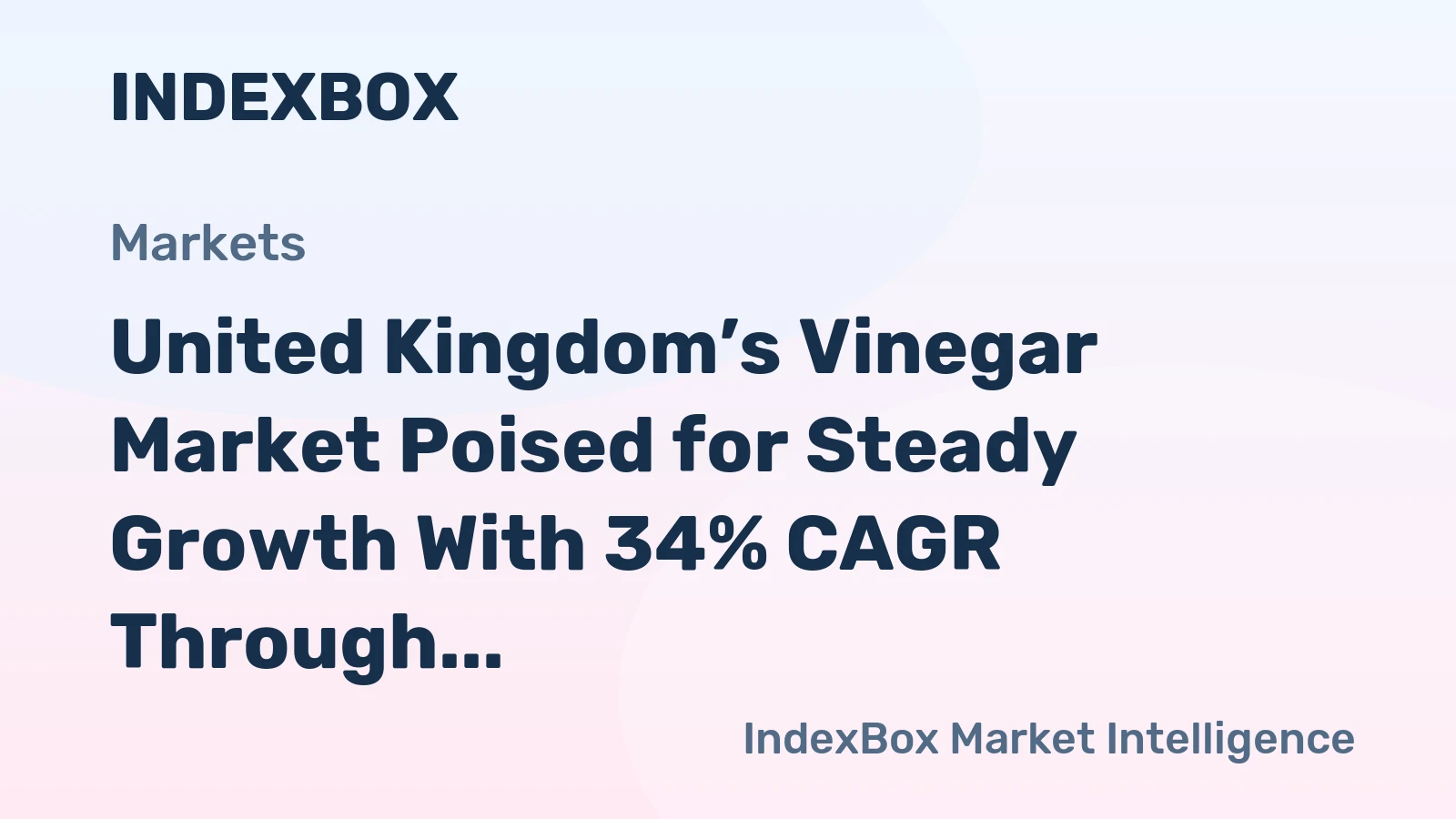 United Kingdom’s Vinegar Market Poised for Steady Growth With 34% CAGR Through 2035