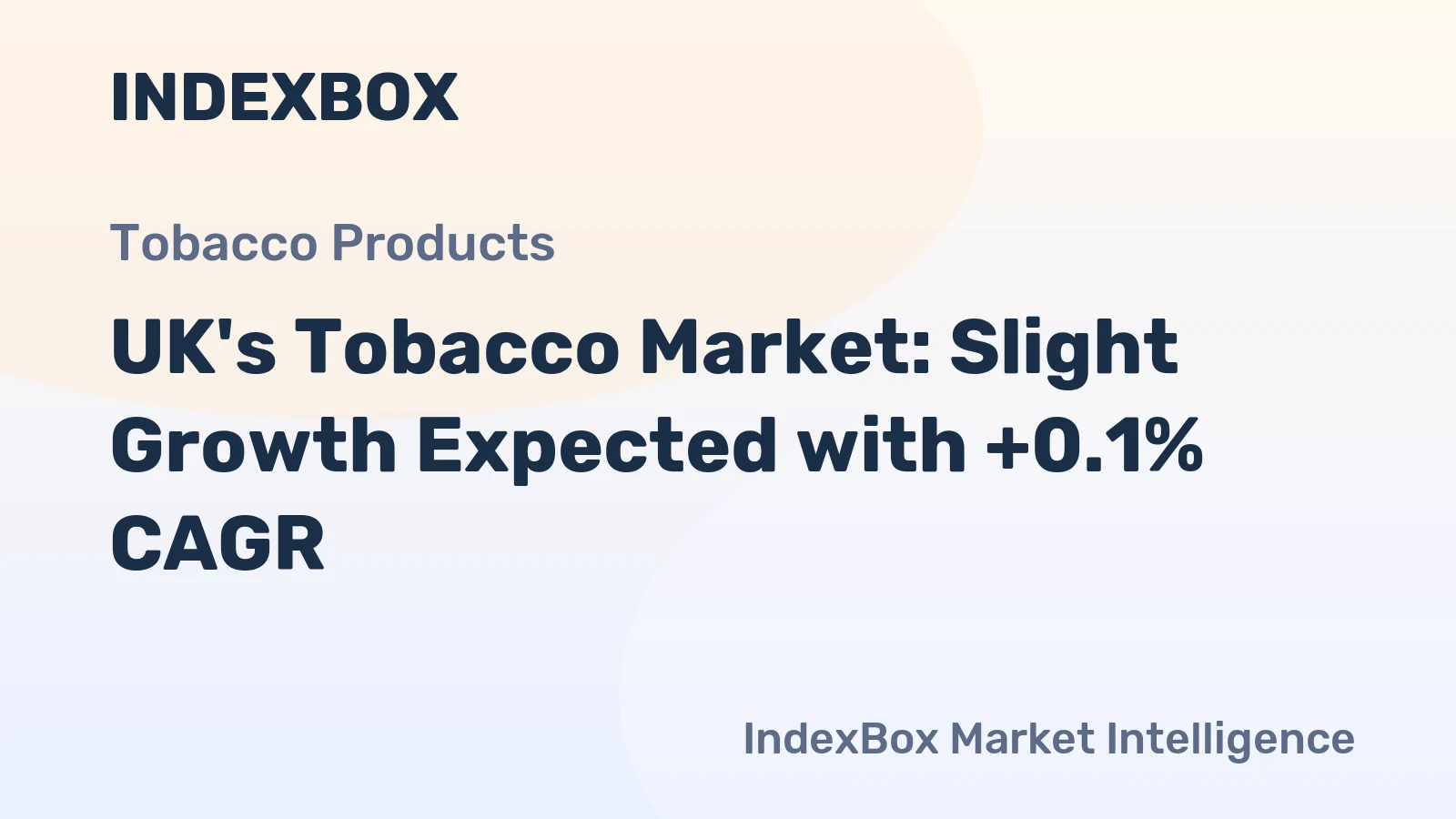 UK's Tobacco Market: Slight Growth Expected with +0.1% CAGR