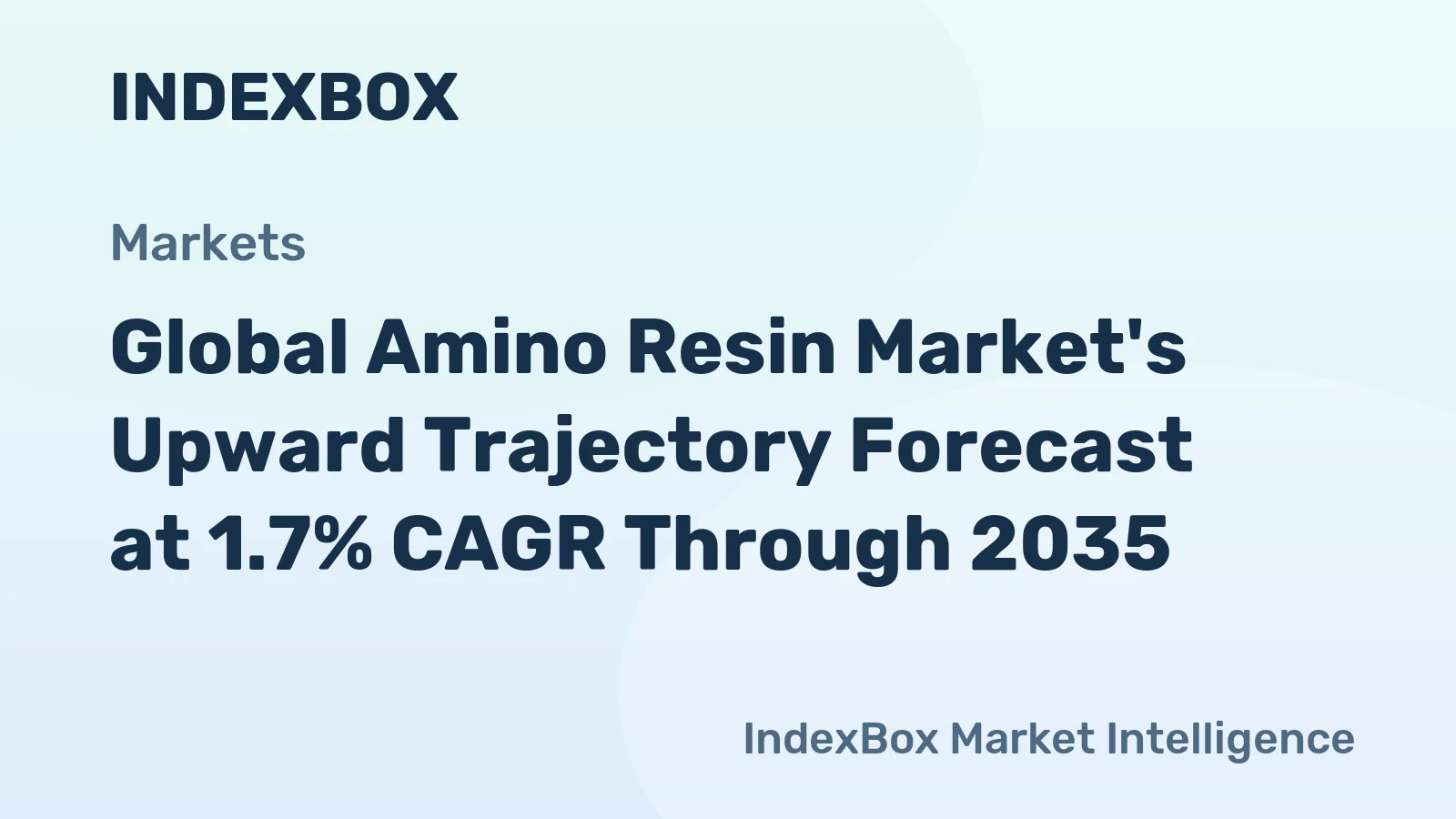Global Amino Resin Market's Upward Trajectory Forecast at 1.7% CAGR Through 2035
