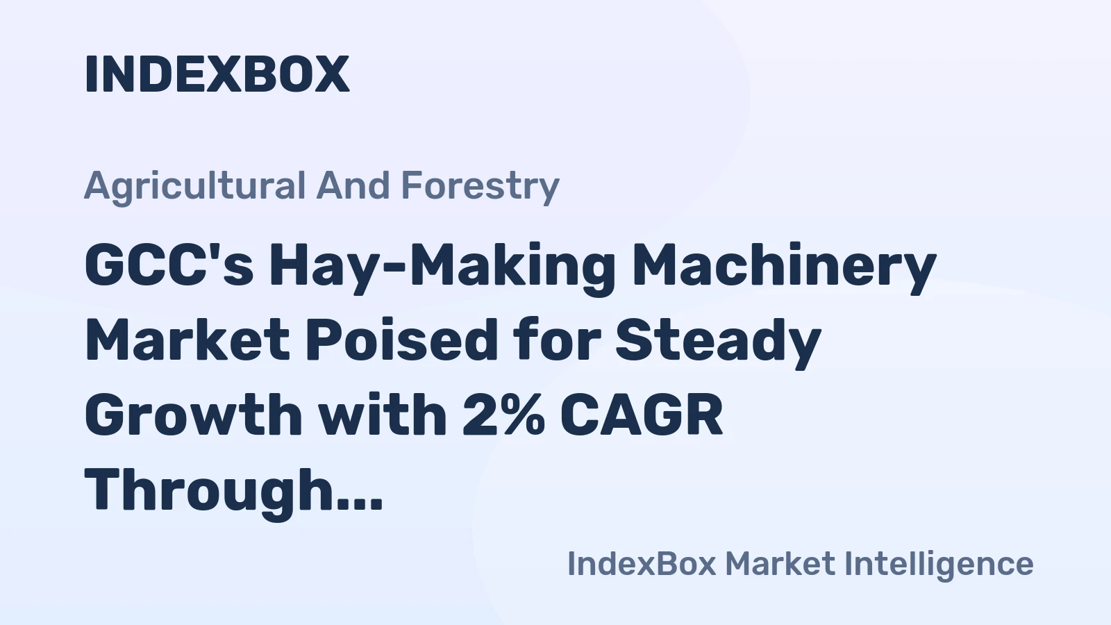 GCC's Hay-Making Machinery Market Poised for Steady Growth with 2% CAGR Through 2035