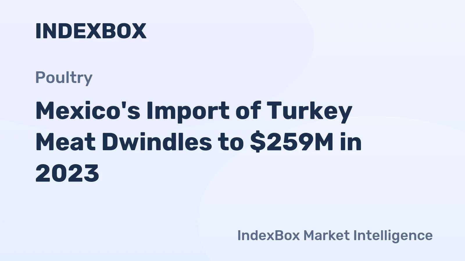 Mexico's Import of Turkey Meat Dwindles to $259M in 2023
