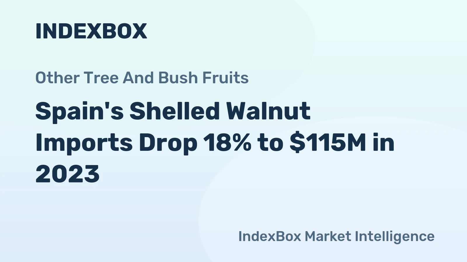 Spain's Shelled Walnut Imports Drop 18% to $115M in 2023
