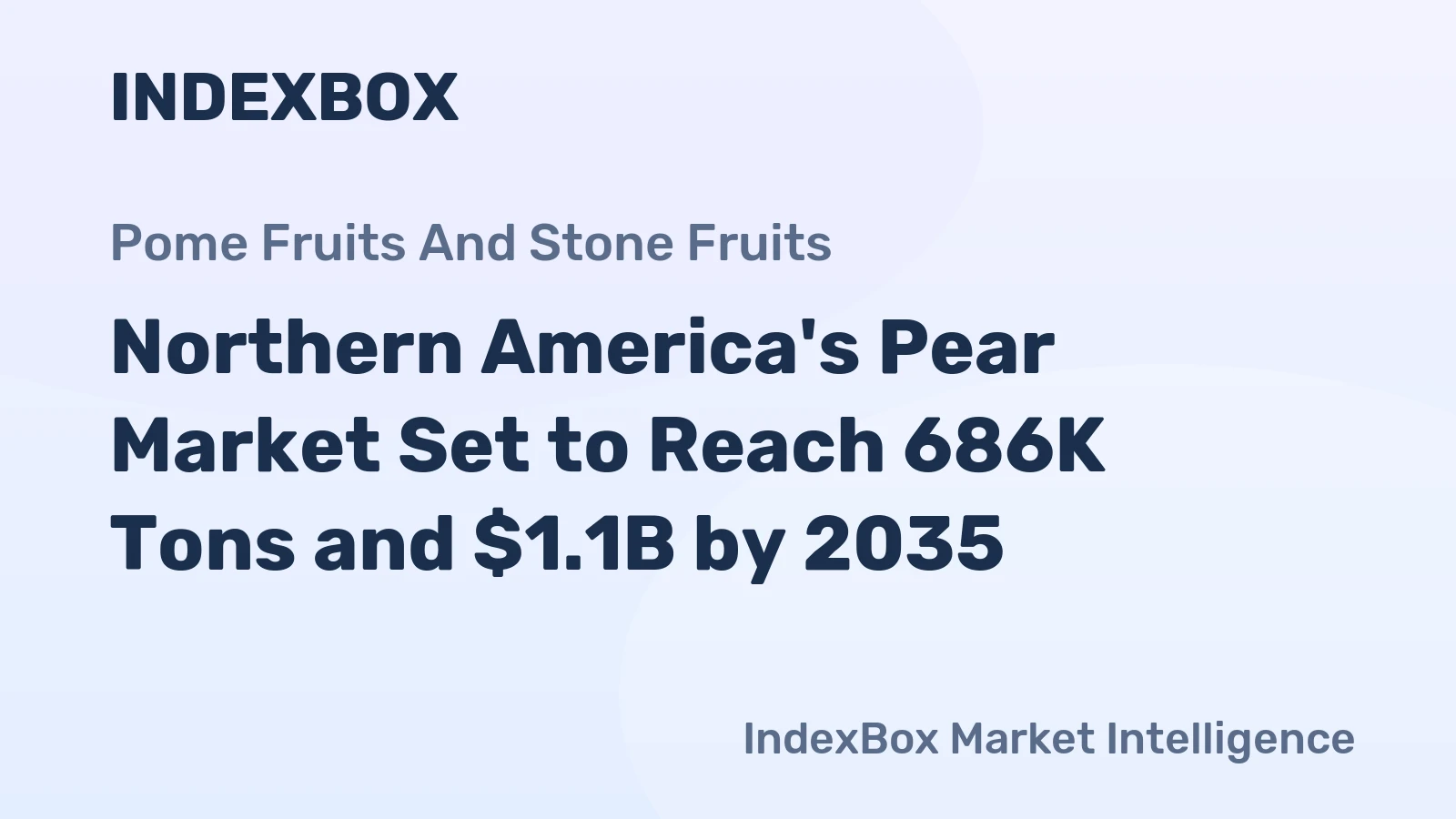 Northern America's Pear Market Set to Reach 686K Tons and $1.1B by 2035