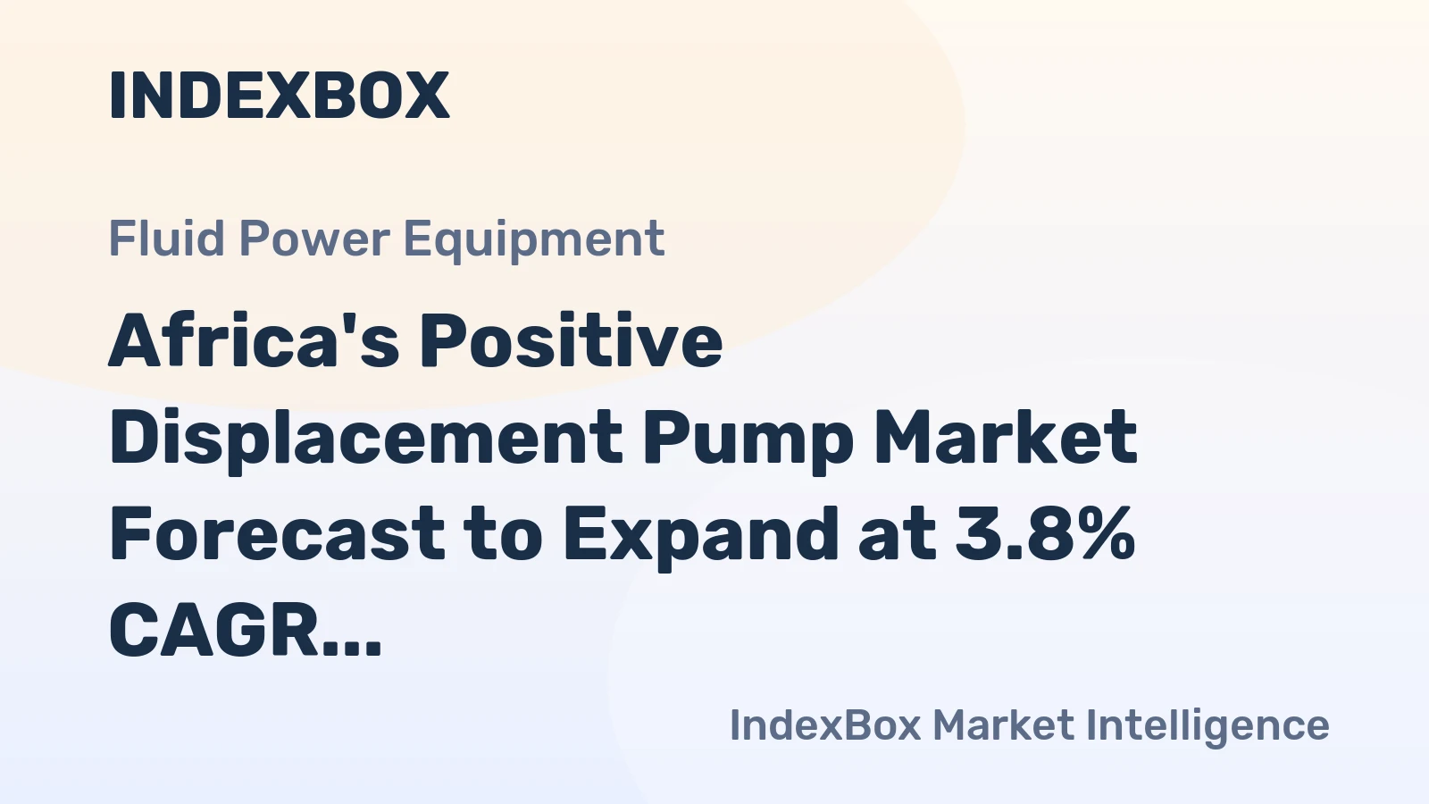 Africa's Positive Displacement Pump Market Forecast to Expand at 3.8% CAGR Through 2035