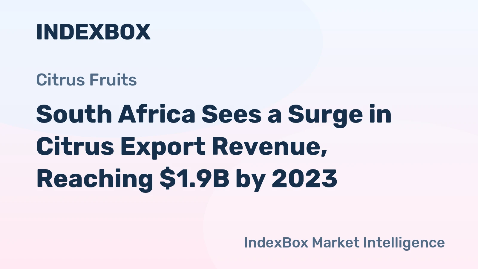 South Africa Sees a Surge in Citrus Export Revenue, Reaching $1.9B by 2023