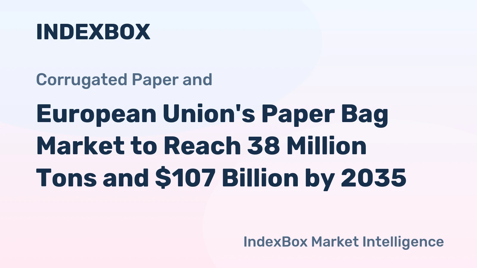 European Union's Paper Bag Market to Reach 38 Million Tons and $107 Billion by 2035