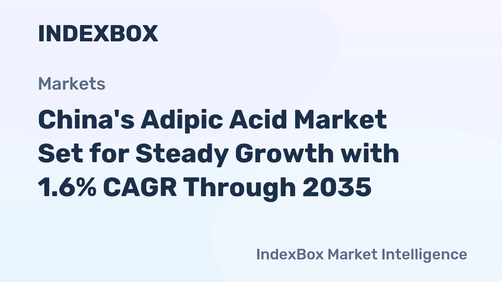 China's Adipic Acid Market Set for Steady Growth with 1.6% CAGR Through 2035