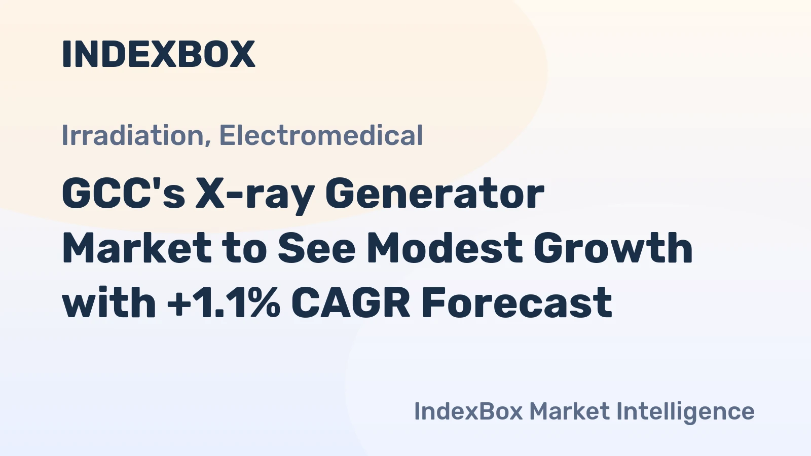 GCC's X-ray Generator Market to See Modest Growth with +1.1% CAGR Forecast