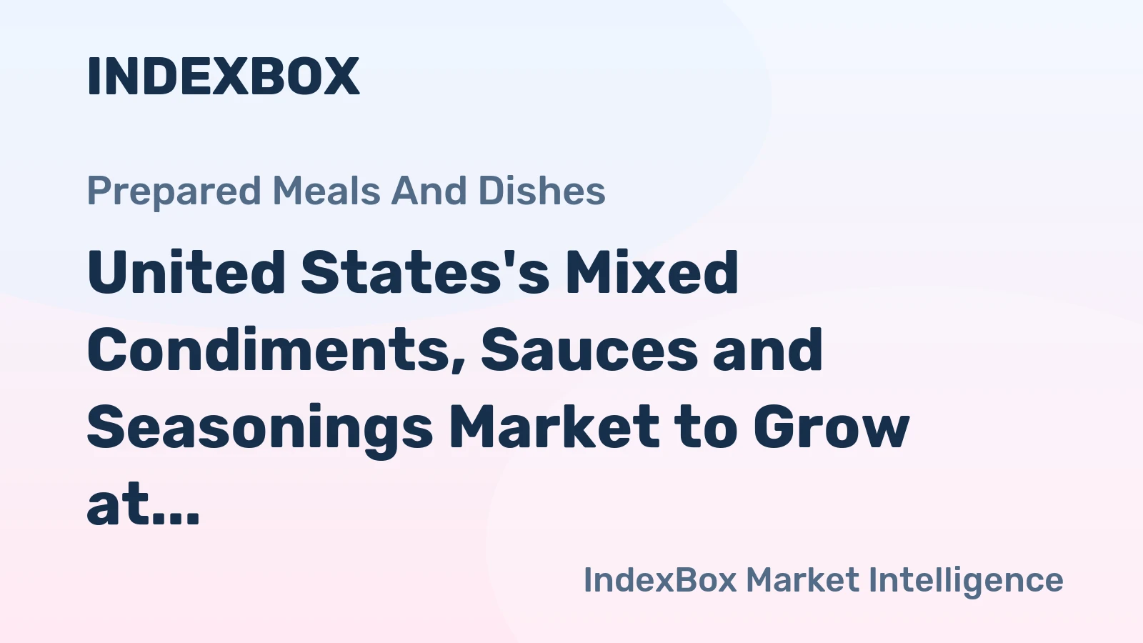 United States's Mixed Condiments, Sauces and Seasonings Market to Grow at 2.7% CAGR Through 2035