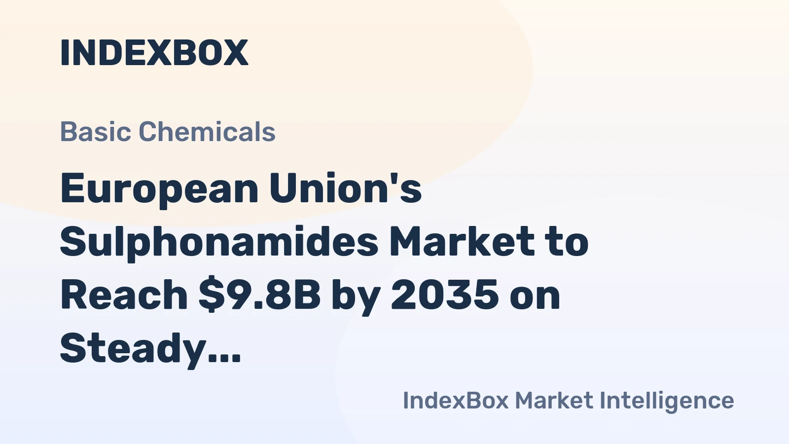 European Union's Sulphonamides Market to Reach $9.8B by 2035 on Steady Value Growth