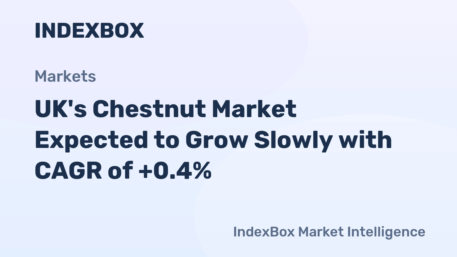 UK's Chestnut Market Expected to Grow Slowly with CAGR of +0.4%