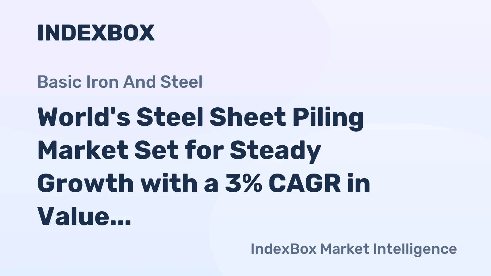 World's Steel Sheet Piling Market Set for Steady Growth with a 3% CAGR in Value Through 2035
