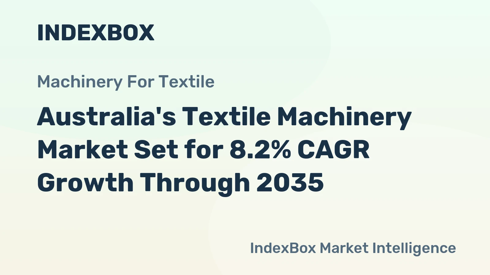 Australia's Textile Machinery Market Set for 8.2% CAGR Growth Through 2035