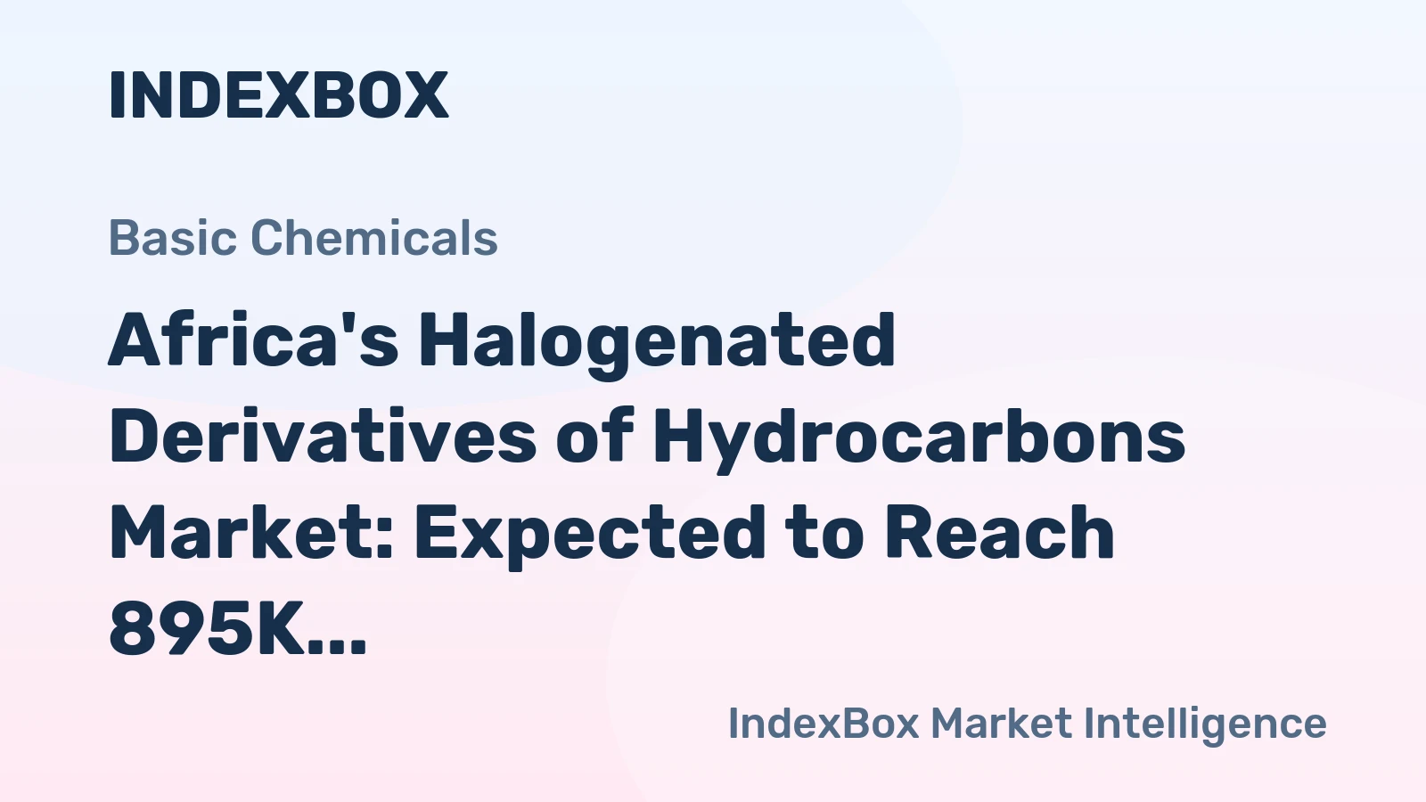 Africa's Halogenated Derivatives of Hydrocarbons Market: Expected to Reach 895K tons in Volume and $1.8B in Value by 2035