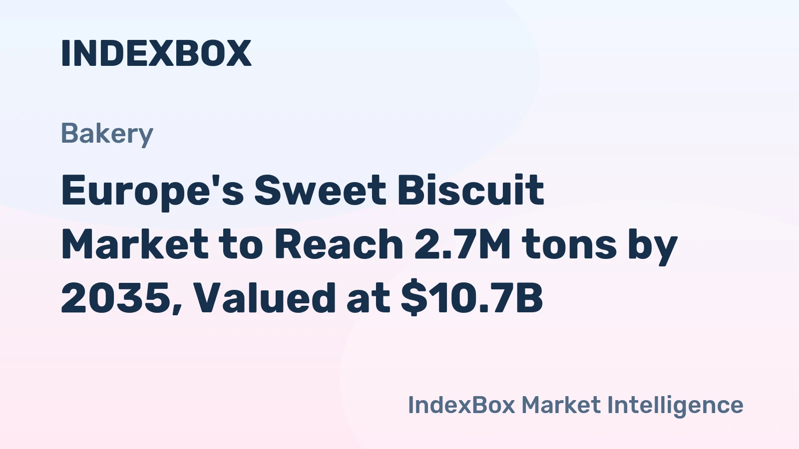 Europe's Sweet Biscuit Market to Reach 2.7M tons by 2035, Valued at $10.7B