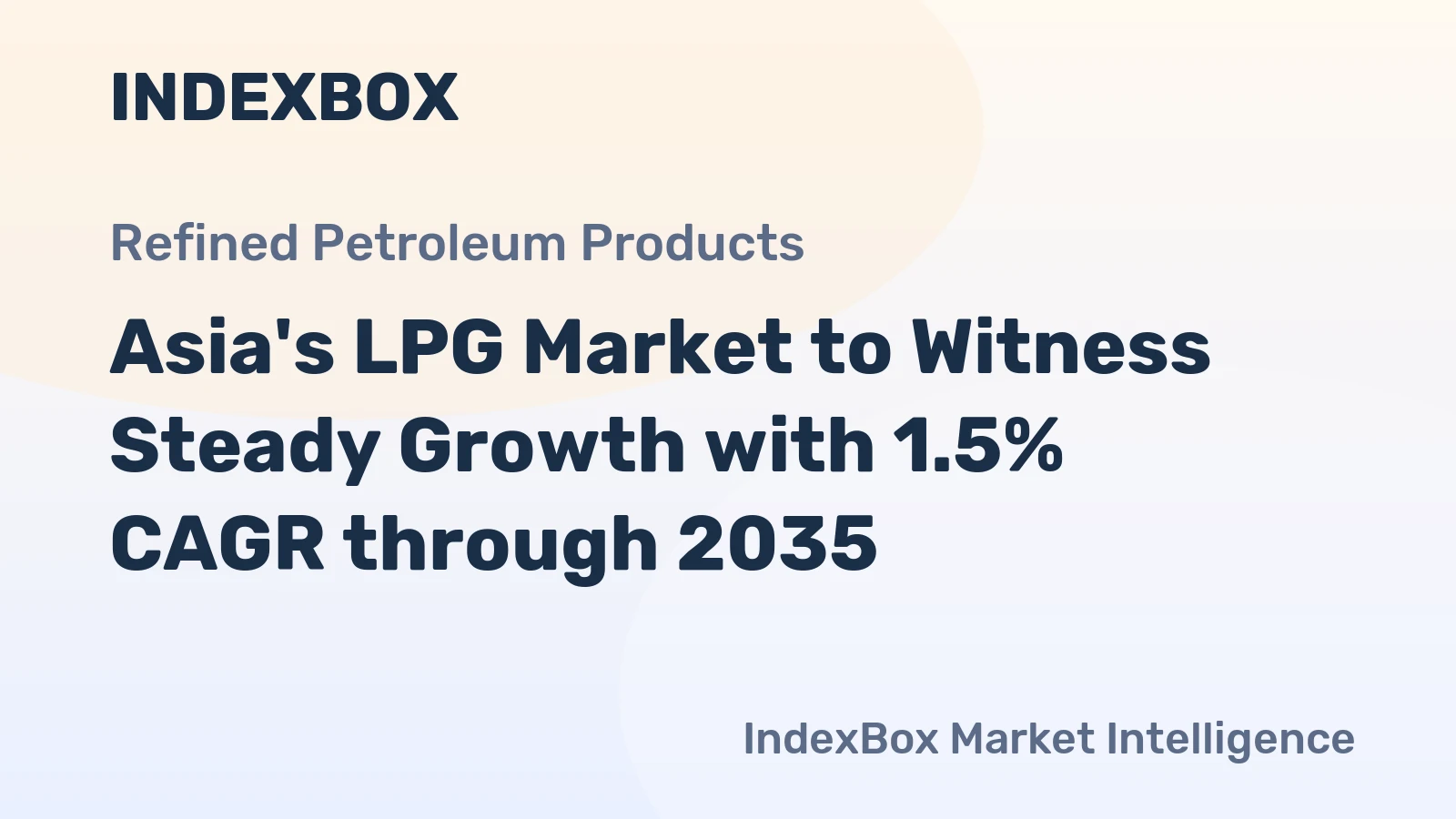 Asia's LPG Market to Witness Steady Growth with 1.5% CAGR through 2035