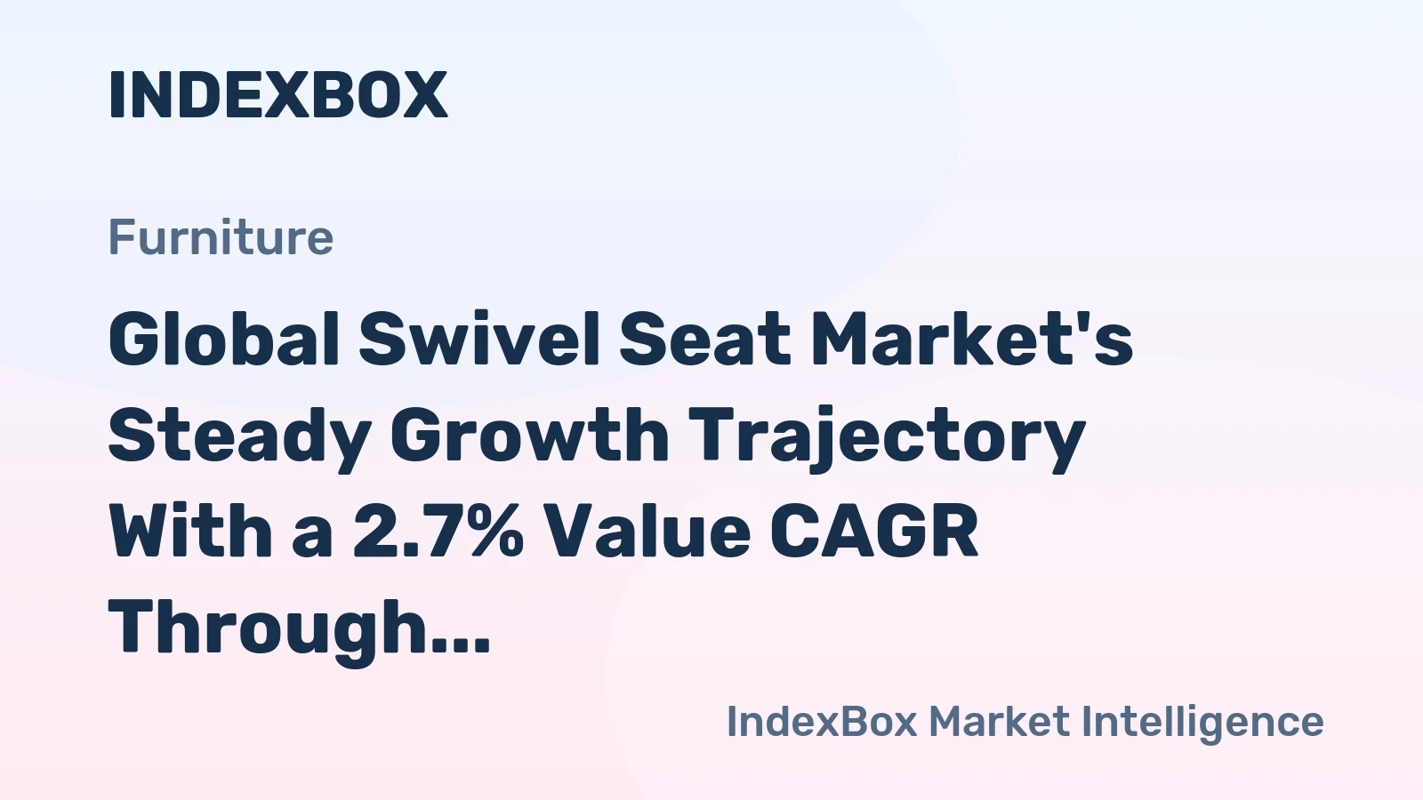 Global Swivel Seat Market's Steady Growth Trajectory With a 2.7% Value CAGR Through 2035