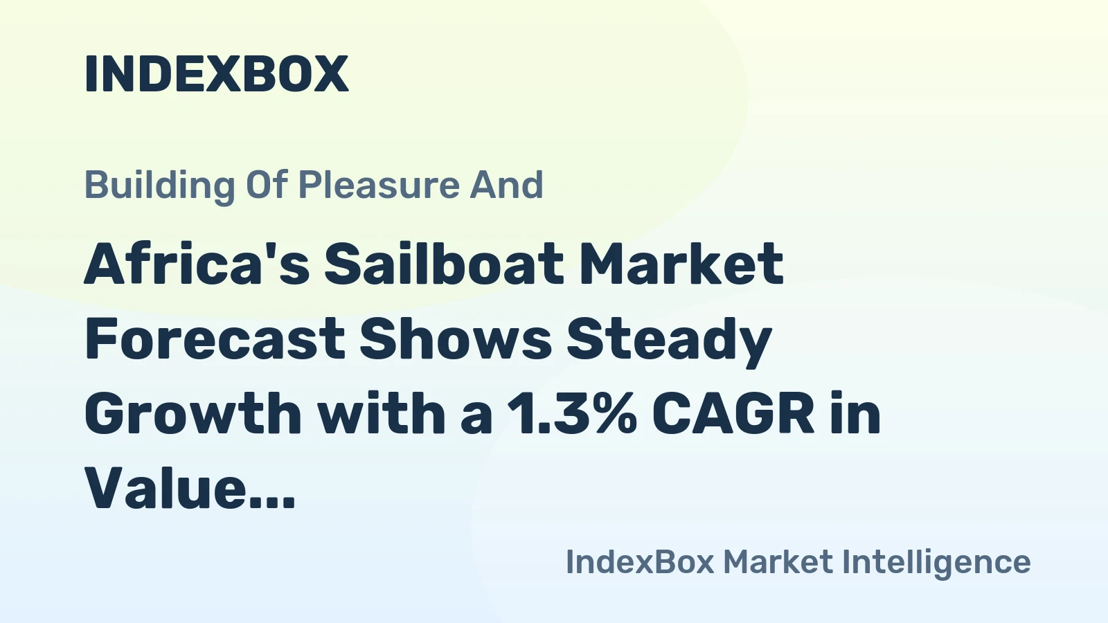 Africa's Sailboat Market Forecast Shows Steady Growth with a 1.3% CAGR in Value
