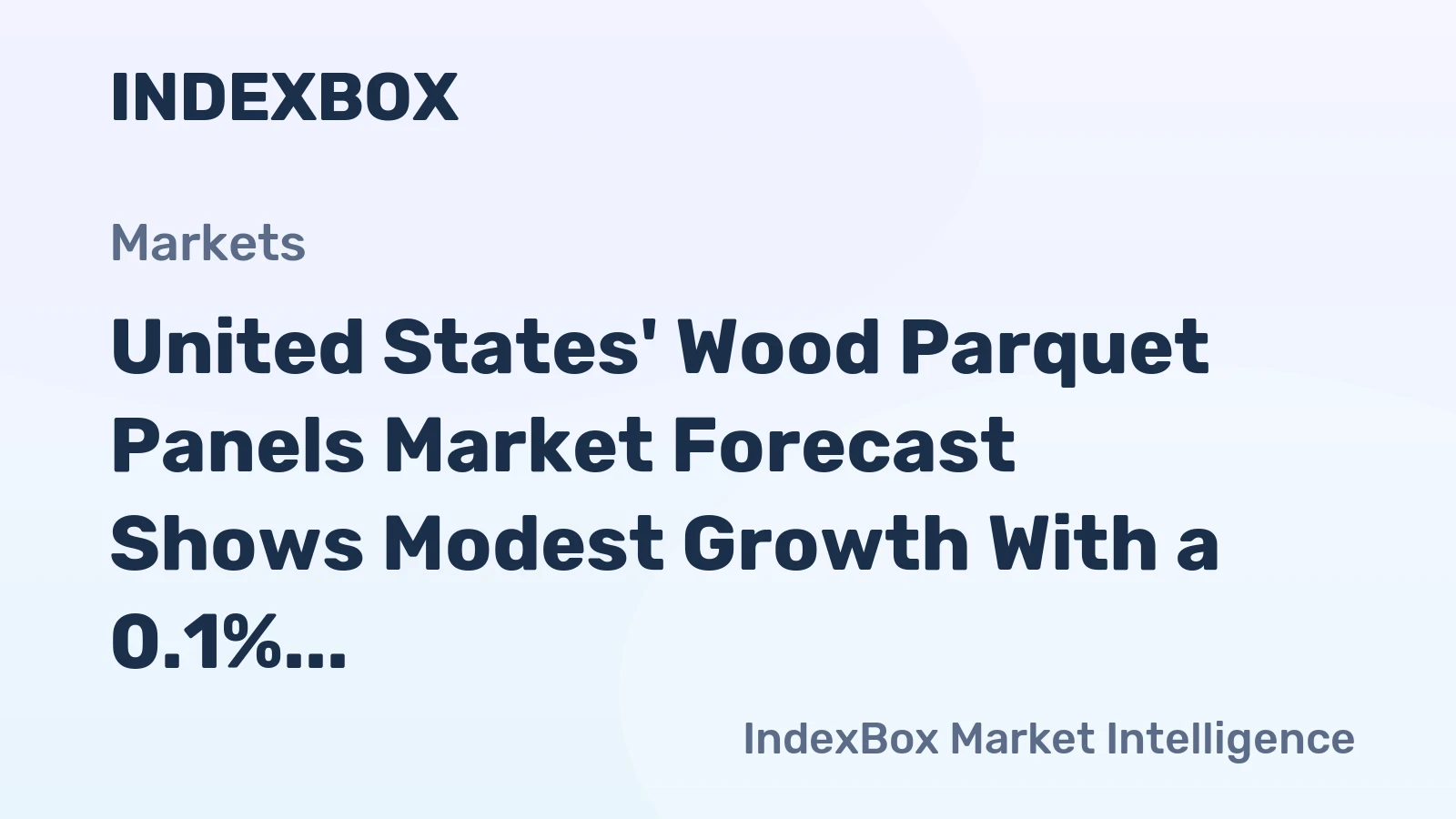 United States' Wood Parquet Panels Market Forecast Shows Modest Growth With a 0.1% Volume CAGR Through 2035