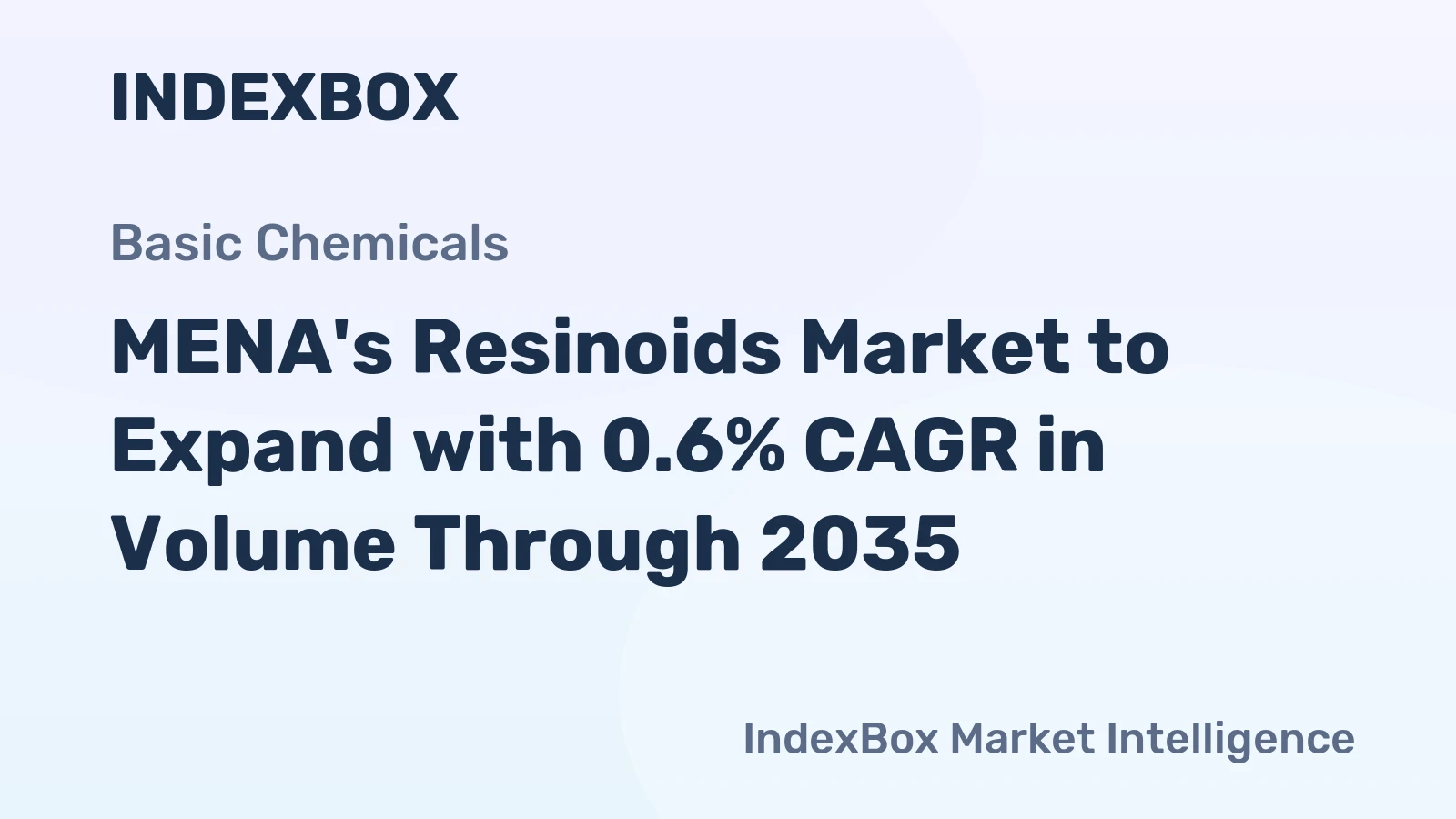 MENA's Resinoids Market to Expand with 0.6% CAGR in Volume Through 2035