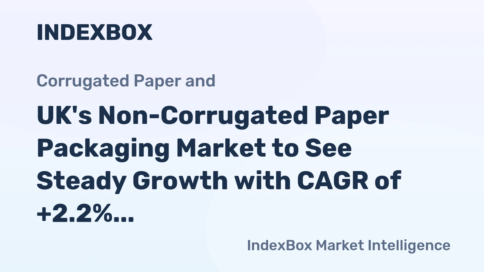 UK's Non-Corrugated Paper Packaging Market to See Steady Growth with CAGR of +2.2% from 2024-2035