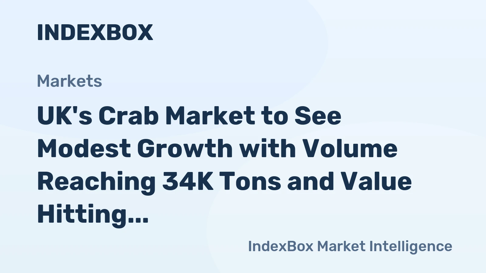 UK's Crab Market to See Modest Growth with Volume Reaching 34K Tons and Value Hitting $241M by 2035