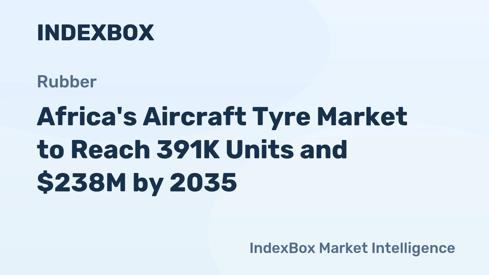 Africa's Aircraft Tyre Market to Reach 391K Units and $238M by 2035