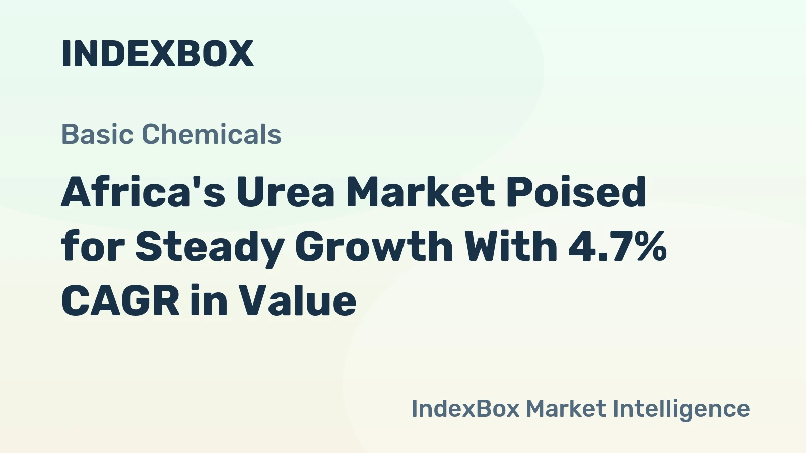 Africa's Urea Market Poised for Steady Growth With 4.7% CAGR in Value