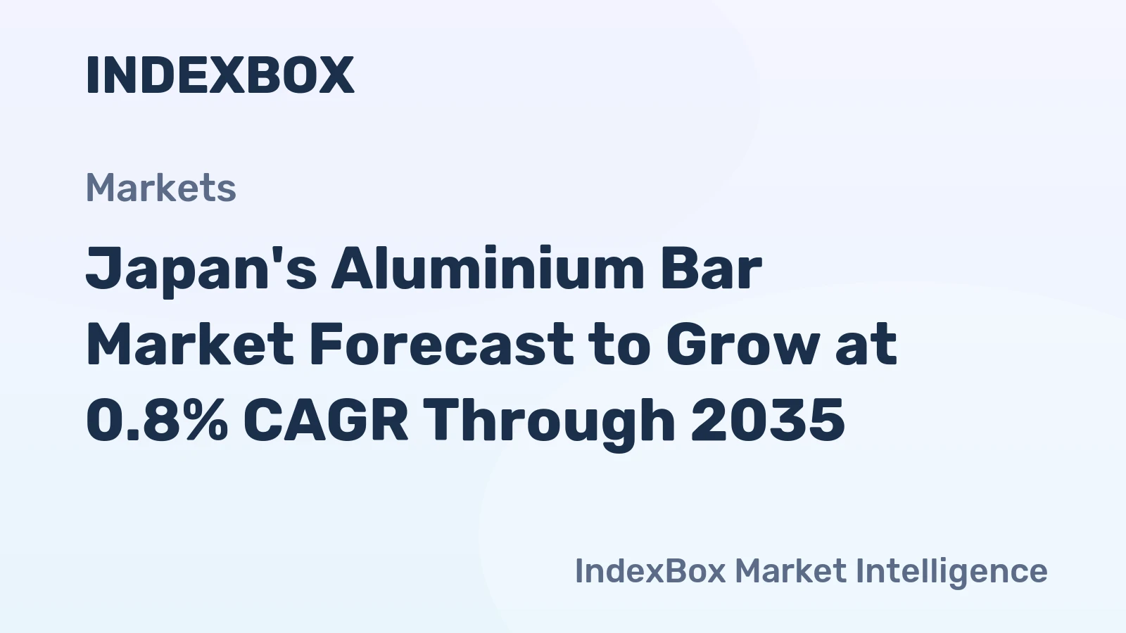 Japan's Aluminium Bar Market Forecast to Grow at 0.8% CAGR Through 2035