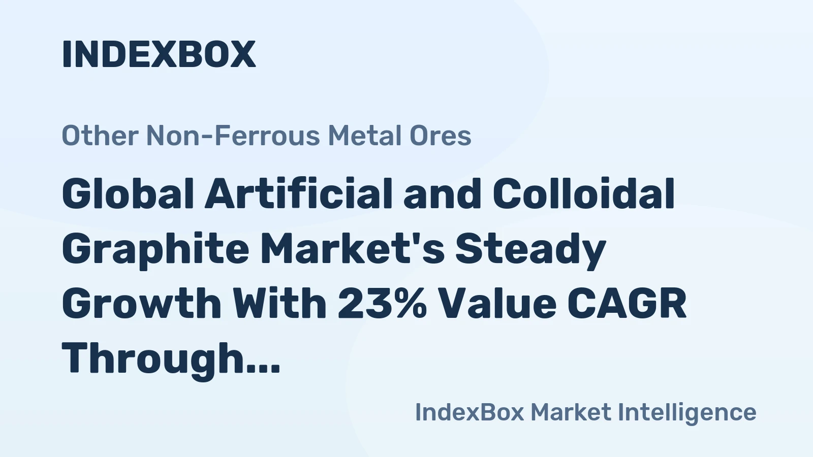 Global Artificial and Colloidal Graphite Market's Steady Growth With 23% Value CAGR Through 2035
