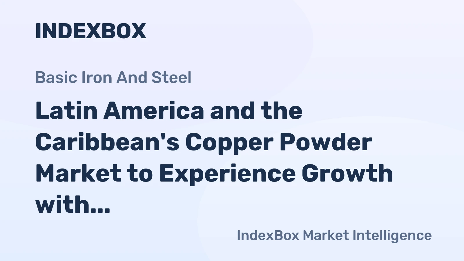 Latin America and the Caribbean's Copper Powder Market to Experience Growth with 2.3K tons Volume and $12M Value by 2035