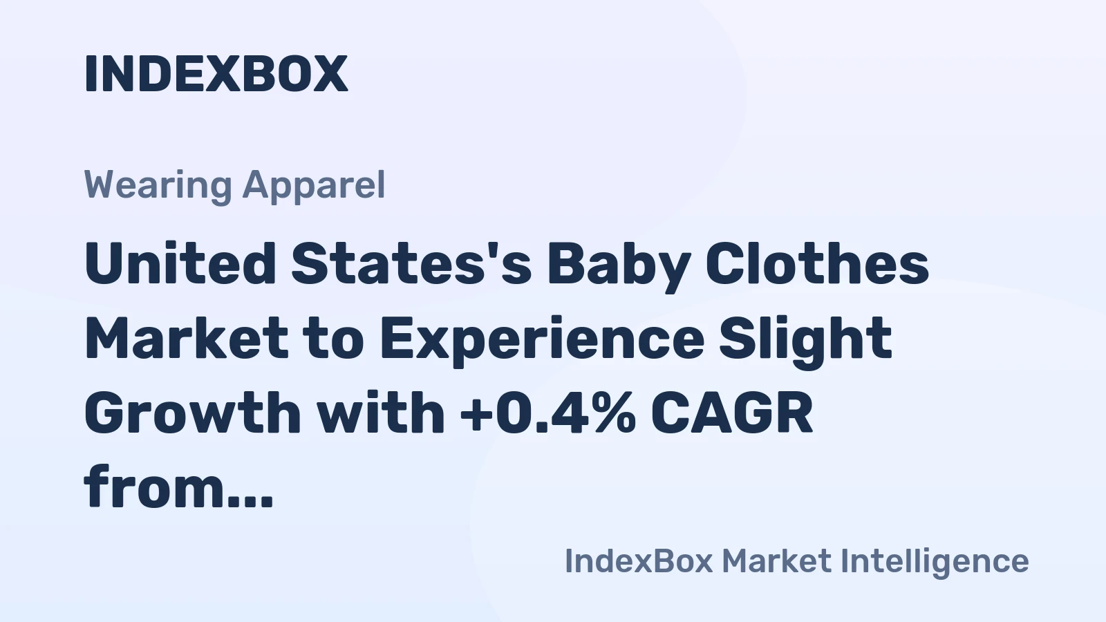 United States's Baby Clothes Market to Experience Slight Growth with +0.4% CAGR from 2024 to 2035