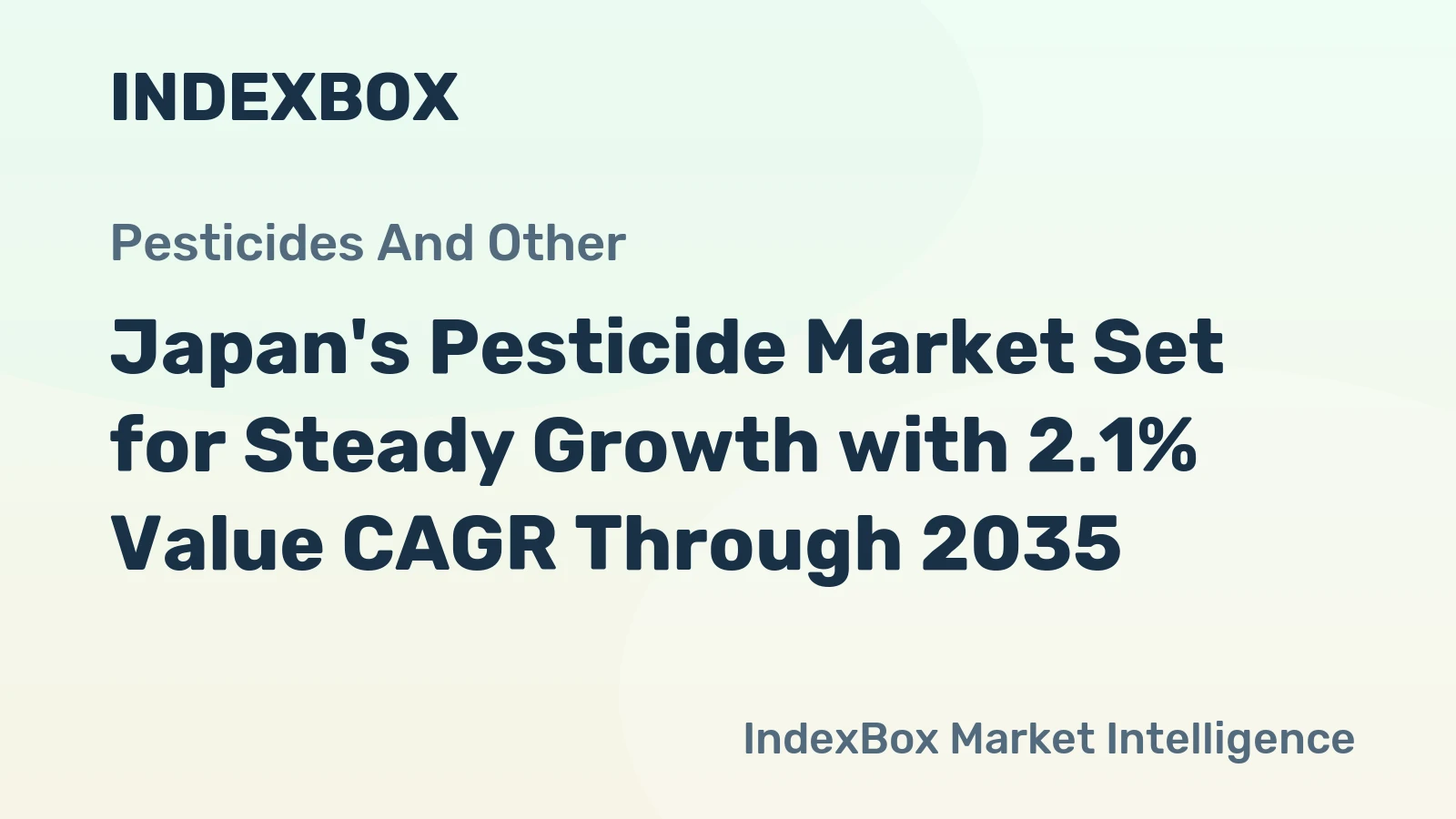 Japan's Pesticide Market Set for Steady Growth with 2.1% Value CAGR Through 2035